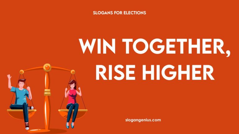 Slogans for Elections (Vote to Matter)