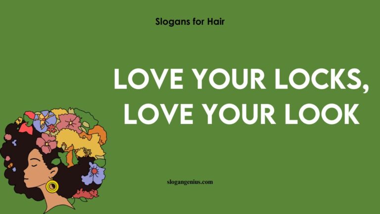 Slogans for Hair (Get Noticed)