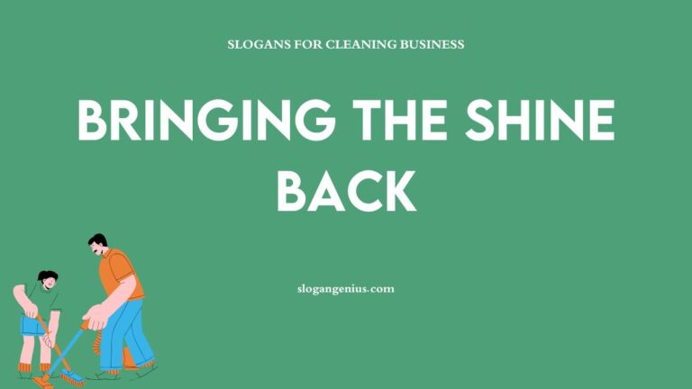 Slogans for Cleaning Business (Stand Out Fast)