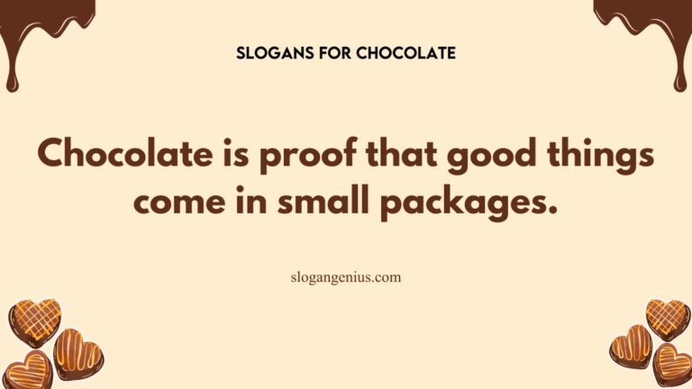 Slogans for Chocolate (Love Every Bite)