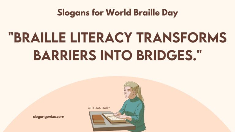 450+ Slogans for World Braille Day (Touching Hearts)