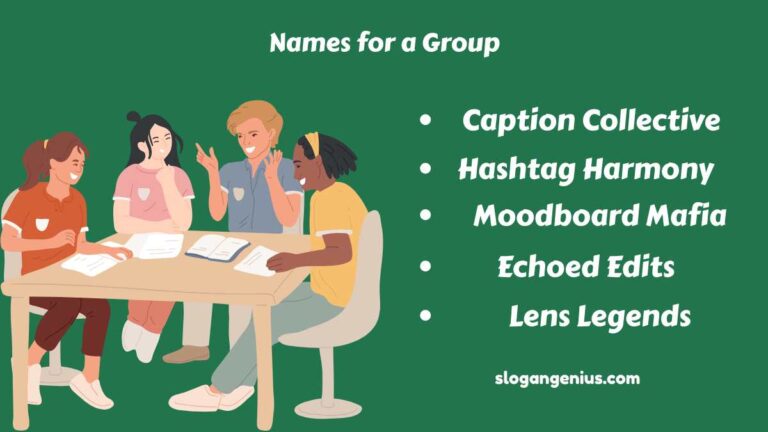 Names for a Group (Trendy and Fresh)