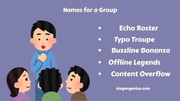 Names for a Group (Trendy and Fresh)