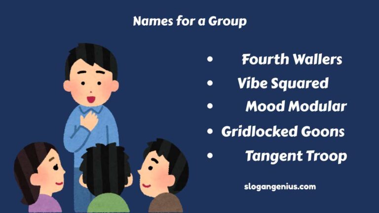 Names for a Group (Trendy and Fresh)