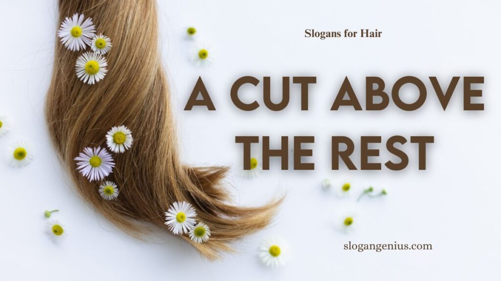 Slogans for Hair (Get Noticed)