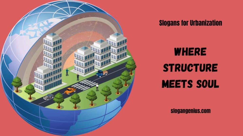 Slogans for Urbanization (Inspire City Progress)