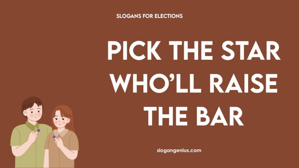 Slogans for Elections (Vote to Matter)