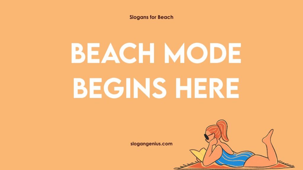 Slogans for Beach (Fun & Sun)