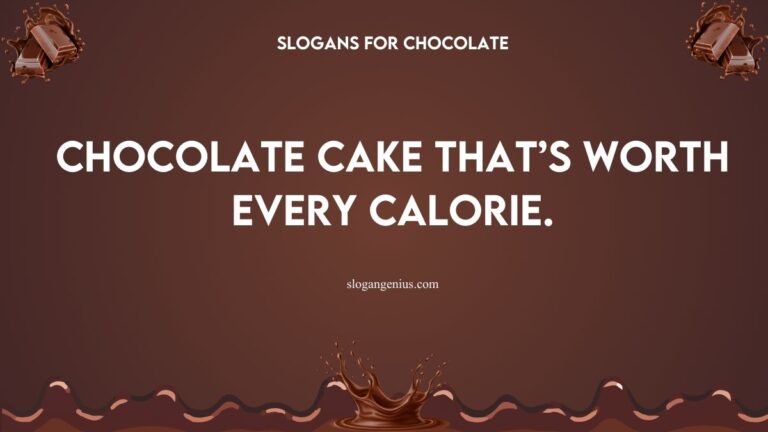 Slogans for Chocolate (Love Every Bite)