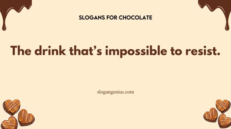 Slogans for Chocolate (Love Every Bite)