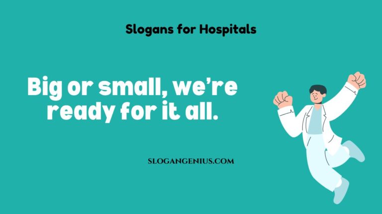 Slogans for Hospitals (Inspiring Care)