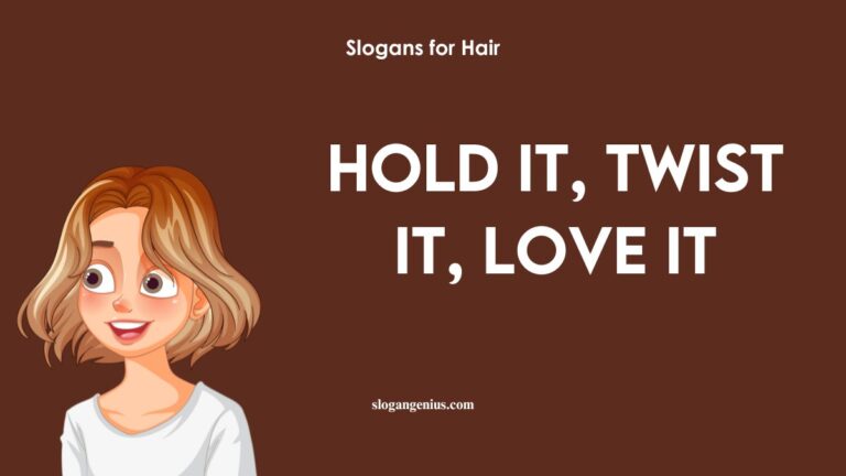 Slogans for Hair (Get Noticed)
