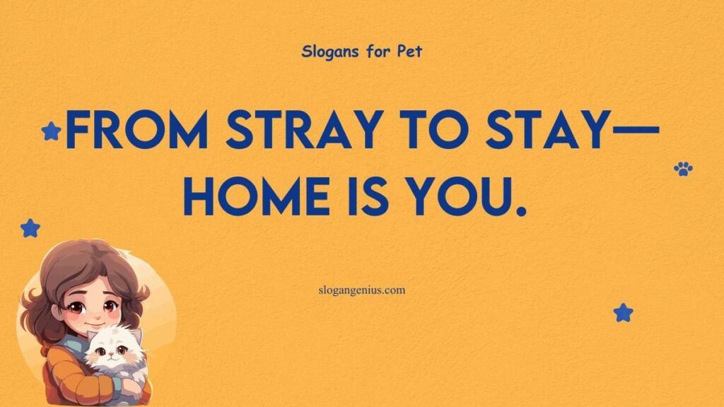 Slogans for Pet (Unique & Heartfelt)