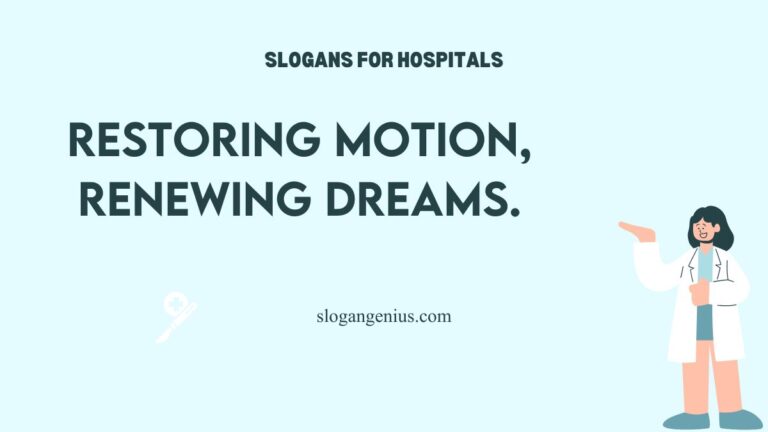 Slogans for Hospitals (Inspiring Care)