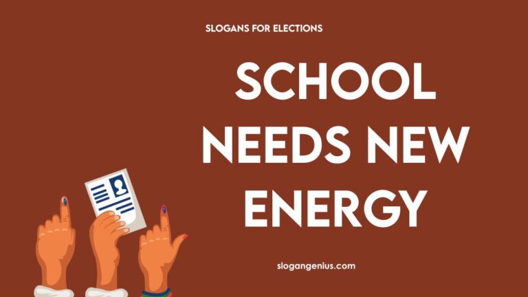 Slogans for Elections (Vote to Matter)