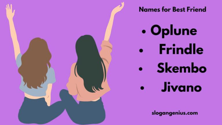 Names for Best Friend (Bold and Heartfelt)